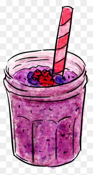 Smoothie Lover Messages Sticker-0 - Healthy Smoothies Png Watercolor ...