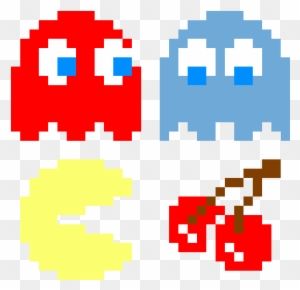 Pac Man Pixel - Green Pacman Ghost Png - Free Transparent PNG Clipart ...