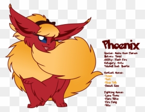 Phoenix The Flareon By Faith-wolff - Flareon Side View - Free ...