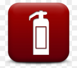 129463 Simple Red Square Icon Signs Fire Extinguisher - Fire ...