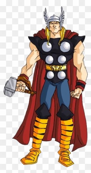 Thor Cartoon Cliparts - Thor Marvel - Free Transparent PNG Clipart ...