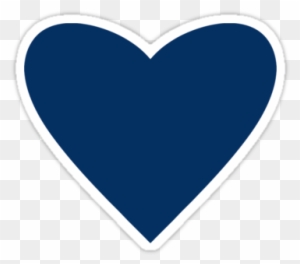 Navy Blue Heart Clipart