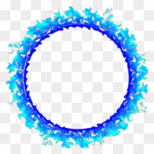 Blue Fire Ring-decal - Blue Ring Of Fire - Free Transparent PNG Clipart ...
