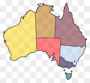 8 States And Territories Of Australia - Free Transparent PNG Clipart ...