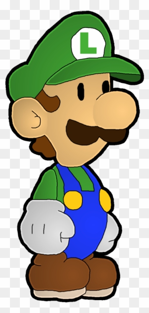 Paper Luigi Standing