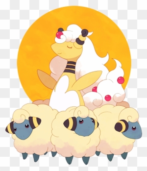 Mareep And Mega Ampharos - Mareep - Free Transparent PNG Clipart Images ...