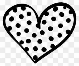 Polka Dot Heart Clipart - Free Transparent PNG Clipart Images Download