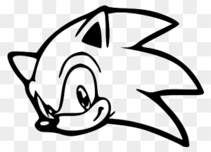 Sonic Head Black - Sonic The Hedgehog Head - Free Transparent PNG ...