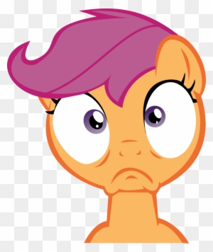 Scootacower By Creshosk - Scared Scootaloo - Free Transparent PNG ...