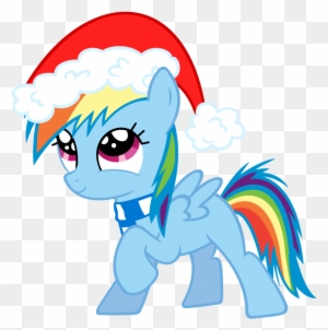 Posted Image - > - My Little Pony Christmas Rainbow Dash - Free ...
