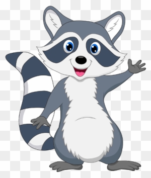 Cute Baby Raccoon Drawing
