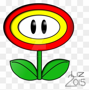 Super Mario Flower By Fieldsofdaisies - Super Mario Flower Clipart ...