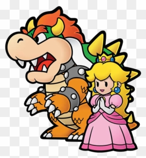 Paper Mario - Princess Peach Paper Mario - Free Transparent PNG Clipart ...