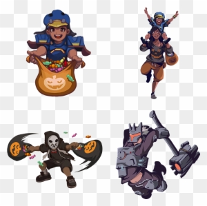 Reaper - Overwatch Reaper Cute Spray - Free Transparent PNG Clipart ...