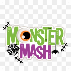 Monster Mash Title Svg Scrapbook Cut File Cute Clipart - Halloween ...