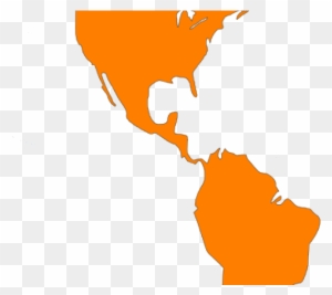 Latin America Simple Clip Art At Clker - Latin America Map Vector Free ...