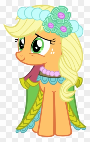 Applejack In Dress Vector By Sapphirebeam On Deviantart - Applejack ...