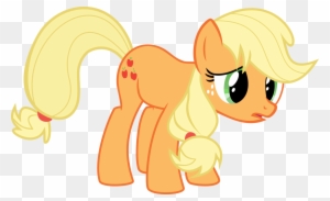 Sad Applejack By Leo 17 0 2 - Sad Applejack - Free Transparent PNG ...