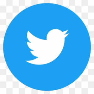 Twitter Round Button Icon Free - Social Media Buttons Twitter - Free ...