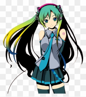 Hatsune Miku 1 - Miku Transparent - Free Transparent PNG Clipart Images ...