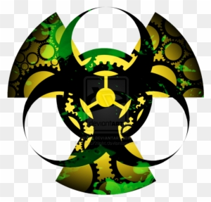 Biohazardradiation Symbol Together With Gears Artwork - Radiation And ...