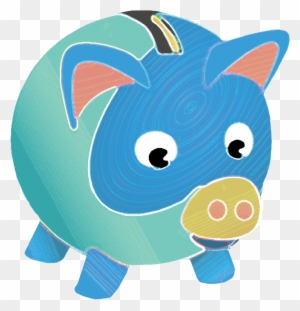 Blue Piggeh - Cartoon - Free Transparent PNG Clipart Images Download