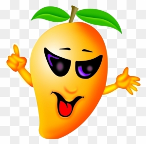 Mango Clipart Smiley - Cartoon Mango Png - Free Transparent PNG Clipart ...
