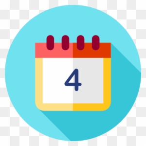Calendar Flat Icon - Calendar Icon Png Transparent - Free Transparent ...