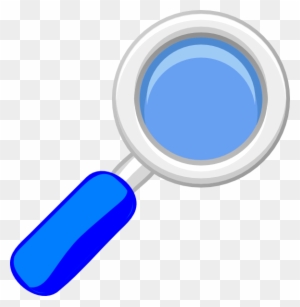 Magnifying Clipart Blue Guy - Glass - Full Size PNG Clipart Images Download