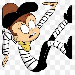 Trapped Clipart Far Away - Loud House Luan Mime - Free Transparent PNG ...