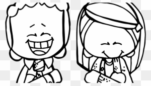 Arms Folded In Prayer Clipart - Melonheadz Girl - Free Transparent PNG ...