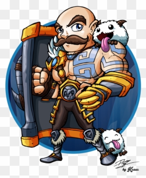 Braum By Kraus-illustration - Cartoon - Free Transparent PNG Clipart ...