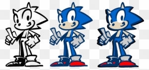 Fan Art - Sonic 1 Concept Art - Free Transparent PNG Clipart Images ...
