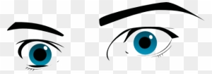 Eyes Gazing Clip Art At Clker - Shocked Eye Clipart - Free Transparent ...