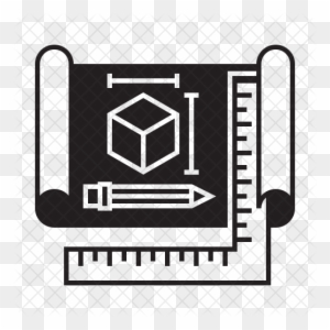 Blueprint Icon - Design - Free Transparent PNG Clipart Images Download