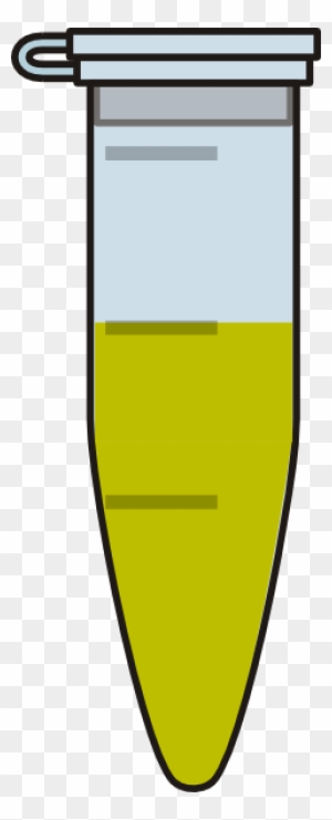 Closed Eppendorf Tube 1ml Solution Yellow Clip Art - Supernatant Png ...