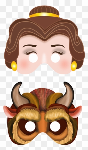 Printable Beauty And The Beast Masks $5 - Beauty And The Beast Mask ...