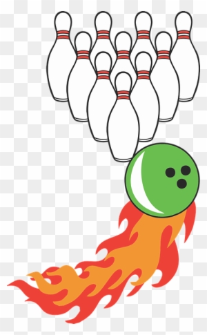 Ten Pin Bowling Clipart Large