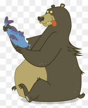 Fishing Bear Clipart - Bear Fishing Clip Art - Free Transparent PNG ...