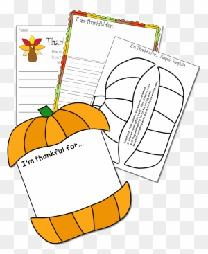 This Thanksgiving Freebie Includes A Pumpkin Template - Illustration ...