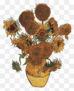 Grungesunflowers2 - Vincent Van Gogh Paintings - Free Transparent PNG ...