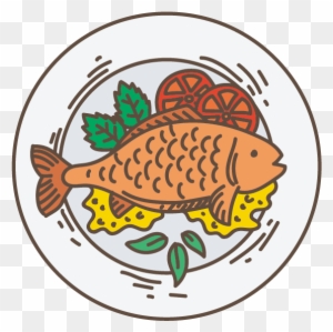 Fried Fish Food Frying Drawing - Fried Fish Cartoon Png - Free ...