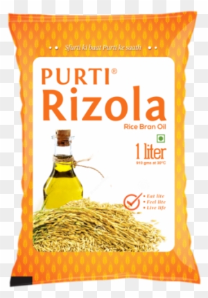 Purti Rizola Rice Bran Refined 1ltr - Rice - Free Transparent PNG ...