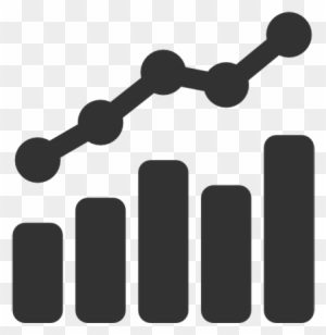 Statistics Icon - Chart Icon Black And White - Free Transparent PNG ...