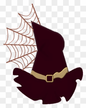 Halloween Witch Hat And Spider Web Clip Art - Web Hosting Service ...