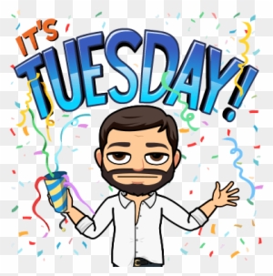 Dublin Bus On Twitter - Happy Tuesday Bitmoji - Free Transparent PNG ...