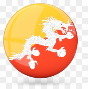 Illustration Of Flag Of Bhutan - Bhutan Flag Icon - Free Transparent ...