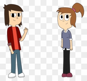 The Couple From Close Enough In My Art Style By Princestickfigure - Art ...