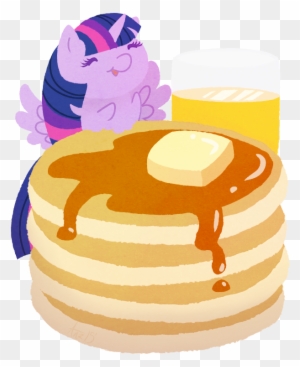 Anzicorn, Chibi, Eyes Closed, Food, Happy, Pancakes, - Cartoon - Free ...