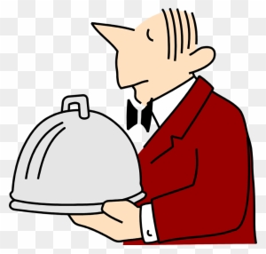 Transparent Background Waiter Clipart Png - Free Transparent PNG ...